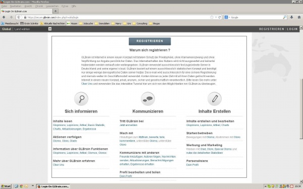 Wie registriert man sich in GLBrain? - Article - GLBrain.com