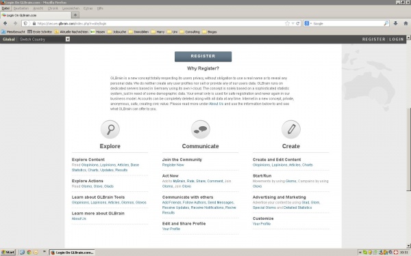 How to register in GLBrain - Article - GLBrain.com